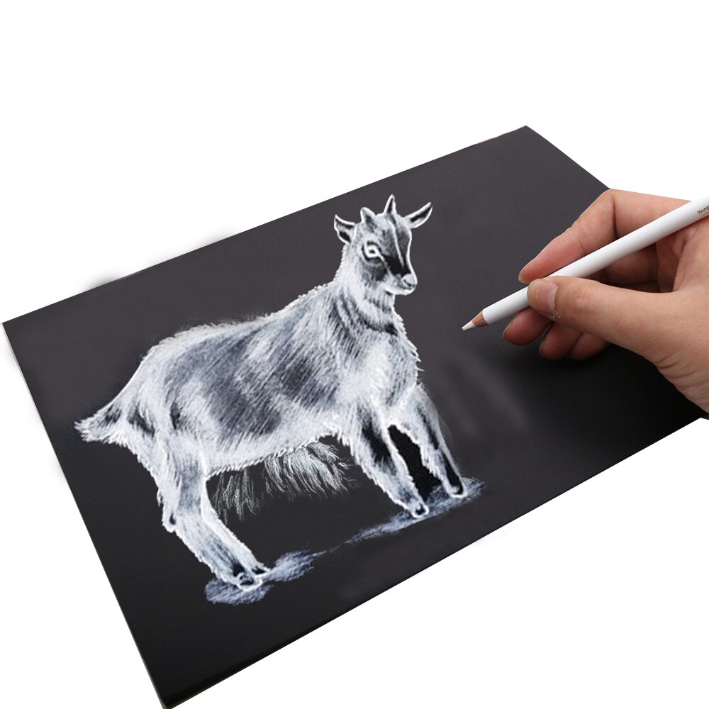 3Pcs White highlight brush Sketch Charcoal Pencils... – Grandado