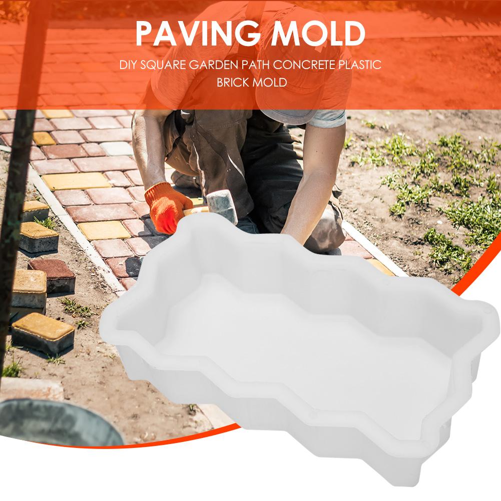 Garden DIY Path Paving Mould Wave Border-shaped Re... – Grandado