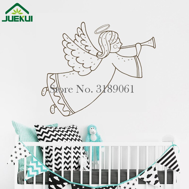 Cute Angel Wall Stickers for Kids Room Cartoon Nur... – Vicedeal