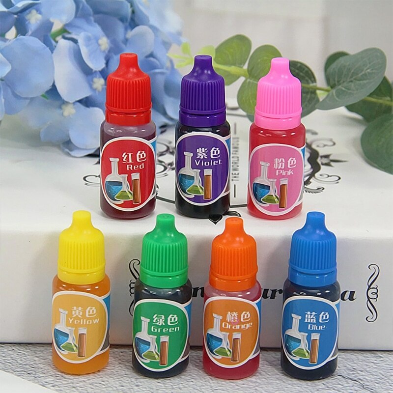7 Colors 10ml Handmade Soap Dye Pigments DIY Liqui... – Grandado