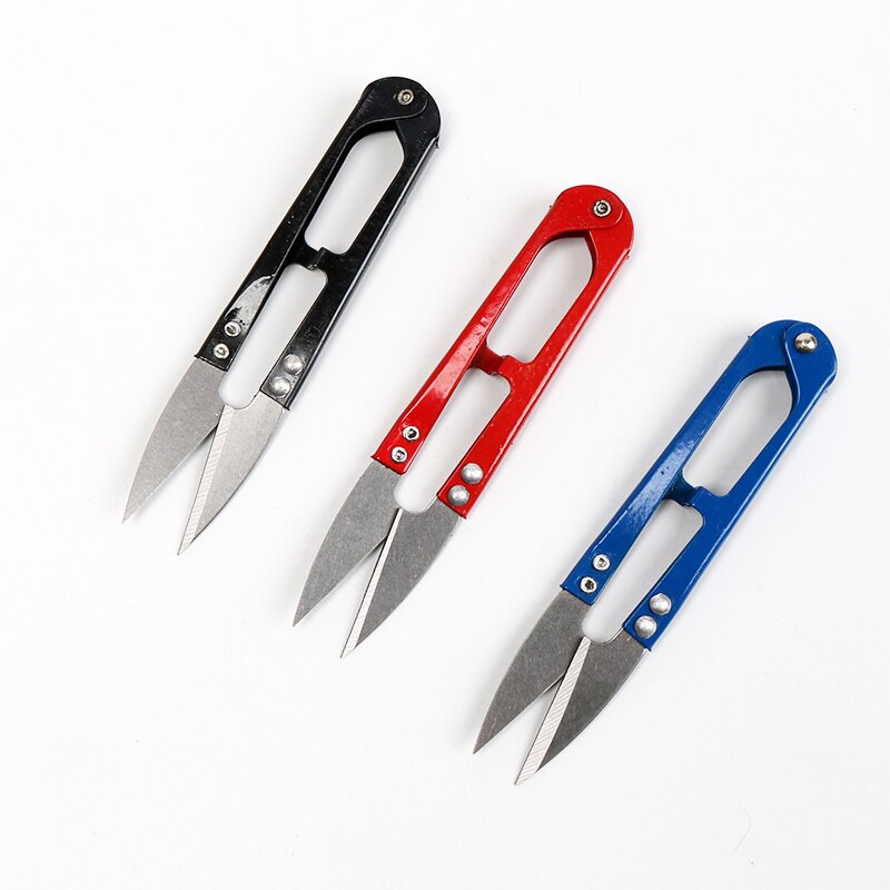 Spring U-shaped scissors household small scissors ... – Vicedeal