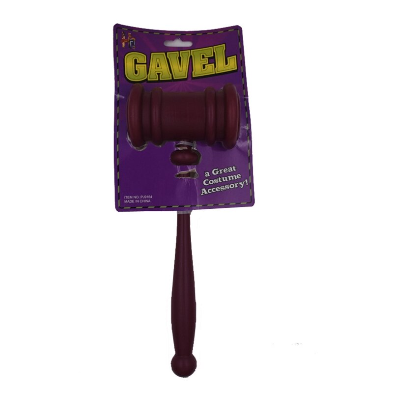 Courtroom Gavel Kids Toy Cosplay Hammer Judge Barr... – Grandado
