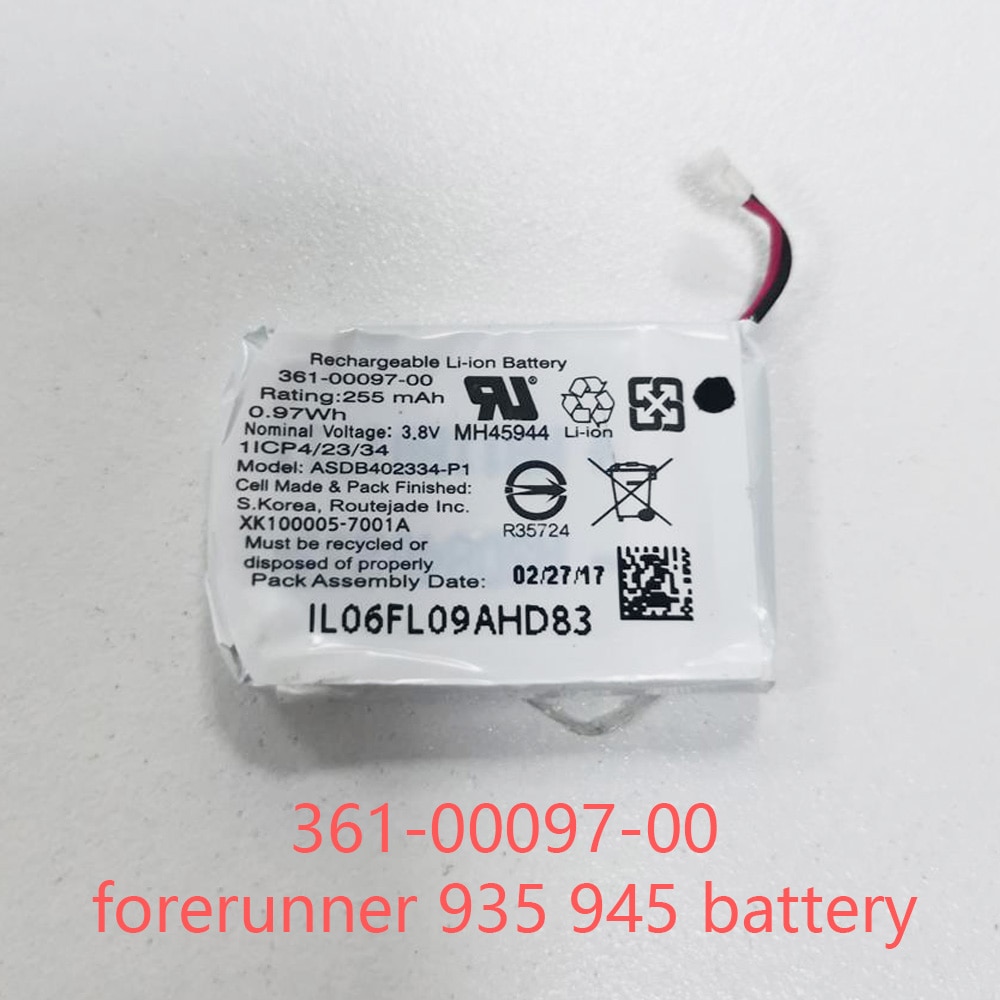 361-00097-00 Battery For GARMIN Forerunner 935 945... – Grandado