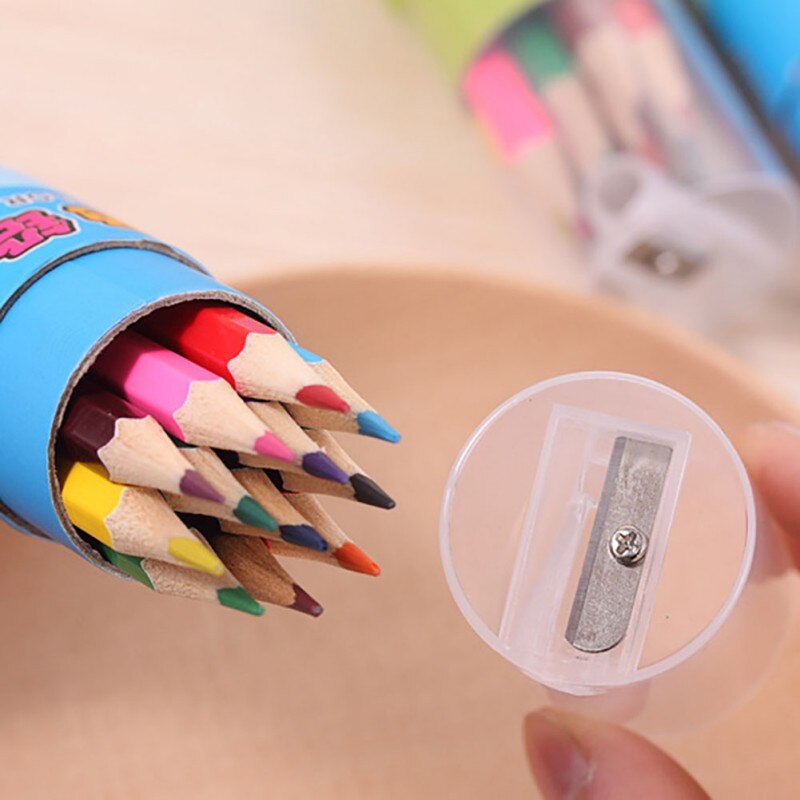 12Pcs Color Drawing Pencil School Supplies station... – Grandado