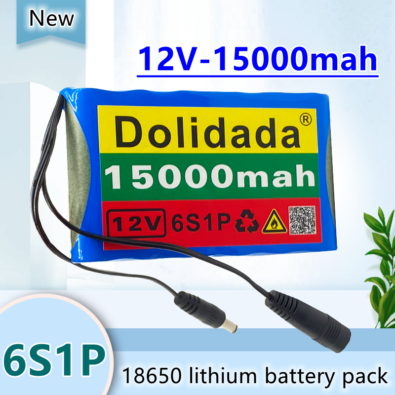 original 12V 6S1P 15000mah battery rechargeable li... – Grandado