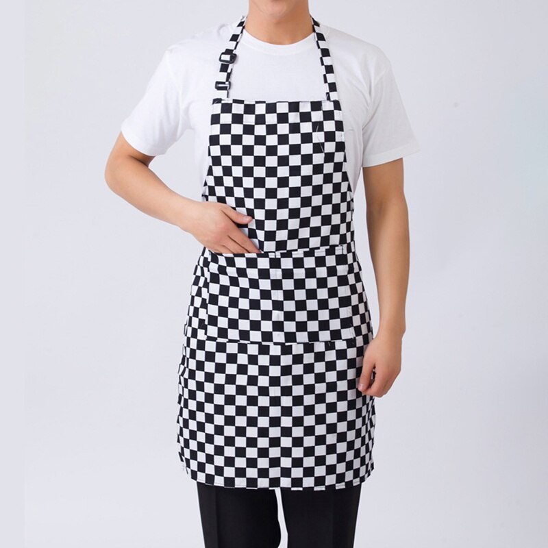 Adjustable Half-length Adult Apron Striped Restaur... – Vicedeal