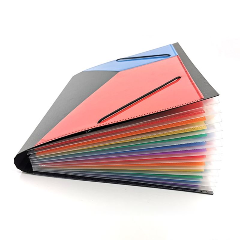 13 Pocket Expanding File Map A4 Grote Plastic Uitb... – Grandado