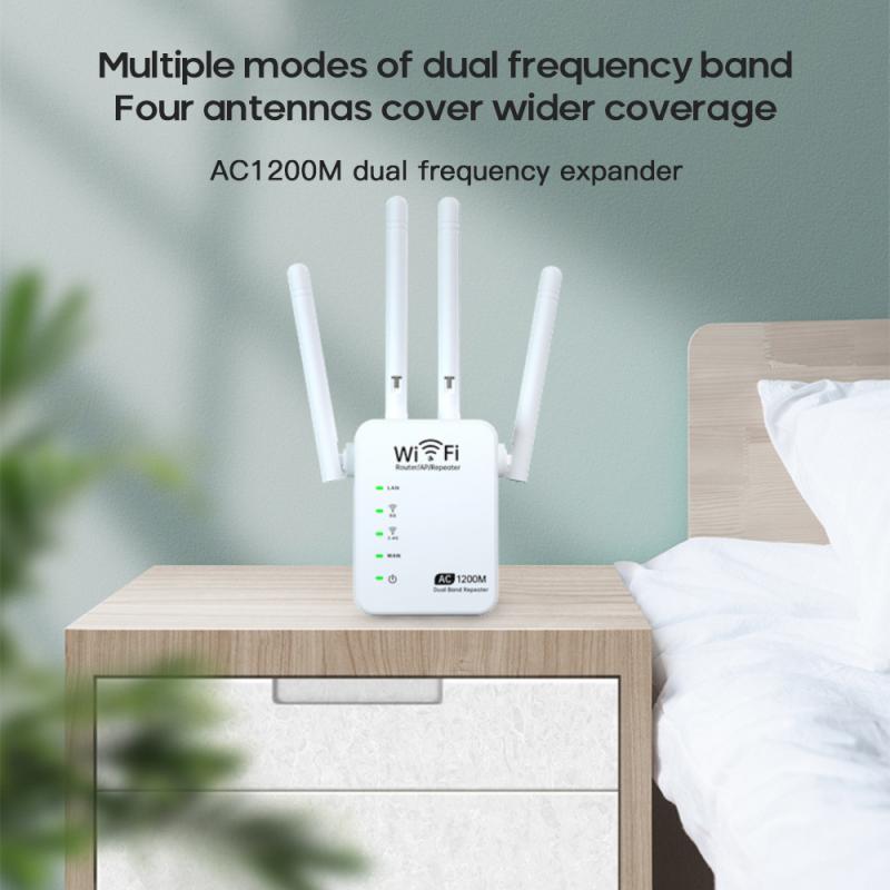 1200Mbps Dual Band 5G Wifi Wireless Wifi Repeater ... – Grandado