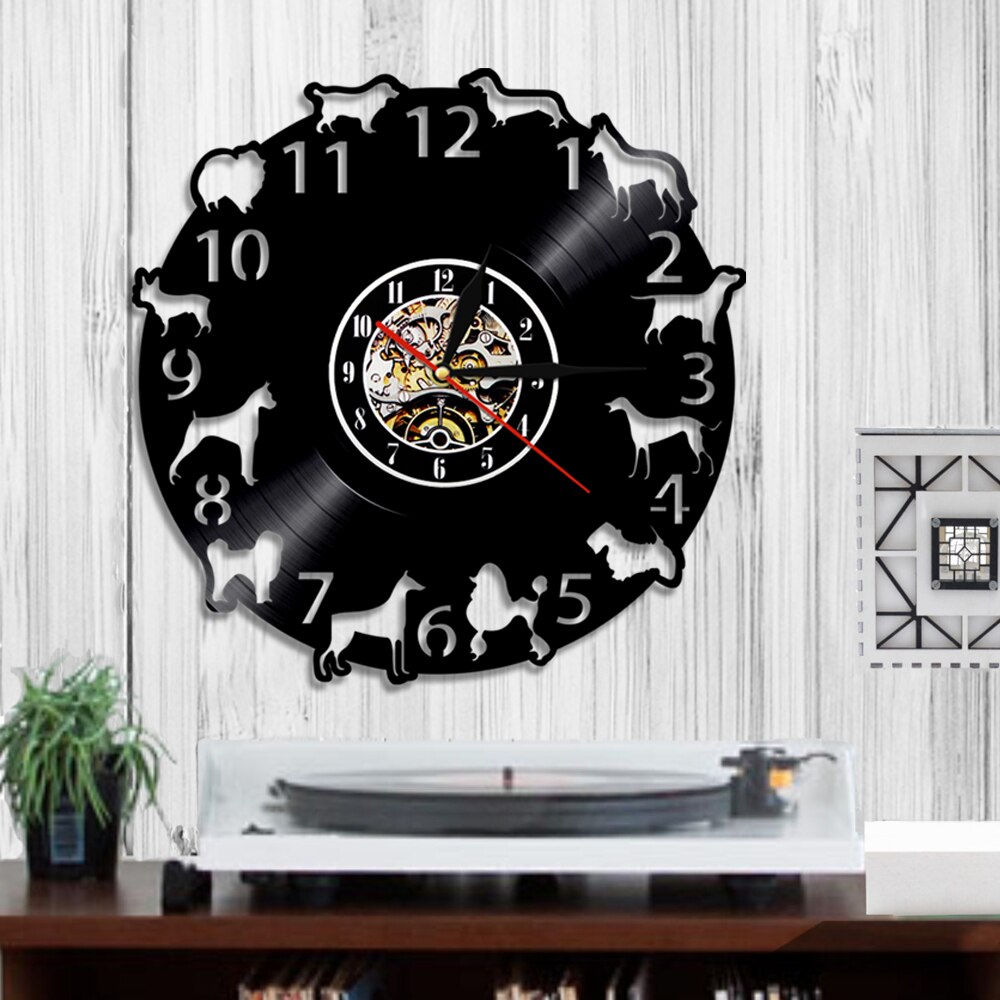 Dog Puppy Art Wall Animal Dog Breeds Vinyl The Wal... – Grandado