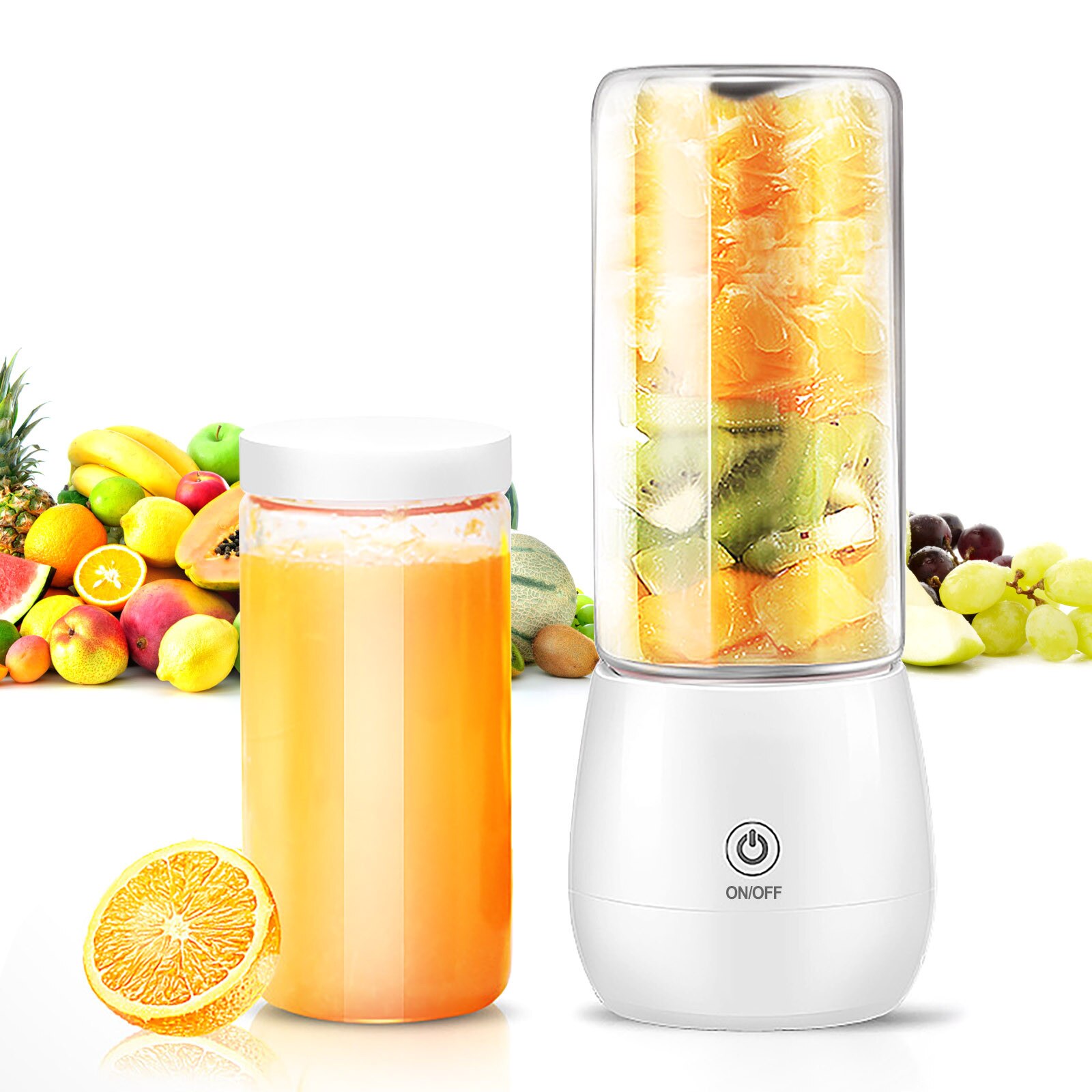 Mini Draagbare Juicer Oranje Usb Elektrische Mixer... – Grandado