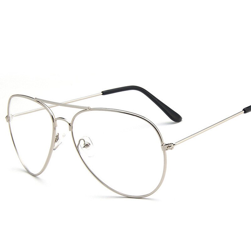 Clear Glasses Retro Eyeglasses Metal Gold Myopia E... – Grandado