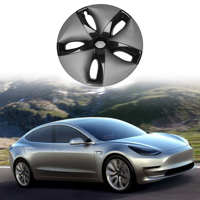 18 Inch Car Wheel Hub Caps for Tesla Model 3 Wheel... – Grandado