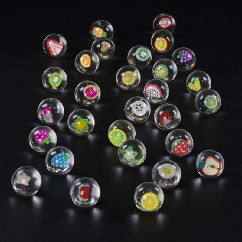 2.5CM Clear Elastic Rubber Bouncing Balls Cute Fru... – Grandado