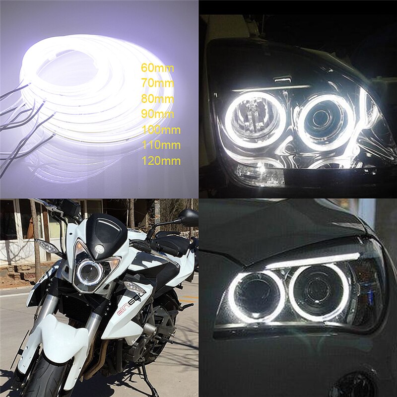 1X Auto Angel Eyes Led Auto Halo Ring Led Angel Ey... – Grandado