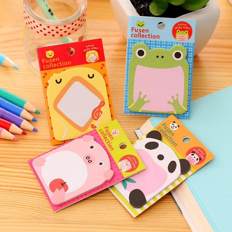 Animal frog bird Panda Cute Kawaii Sticky Notes Po... – Vicedeal