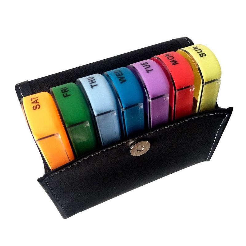 28 Grid Spring Pill Box 7 Day Weekly Pillbox Plast... – Vicedeal