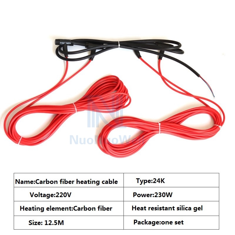 Electric Floor Carbon Fiber Heating Cable Agricult... – Grandado