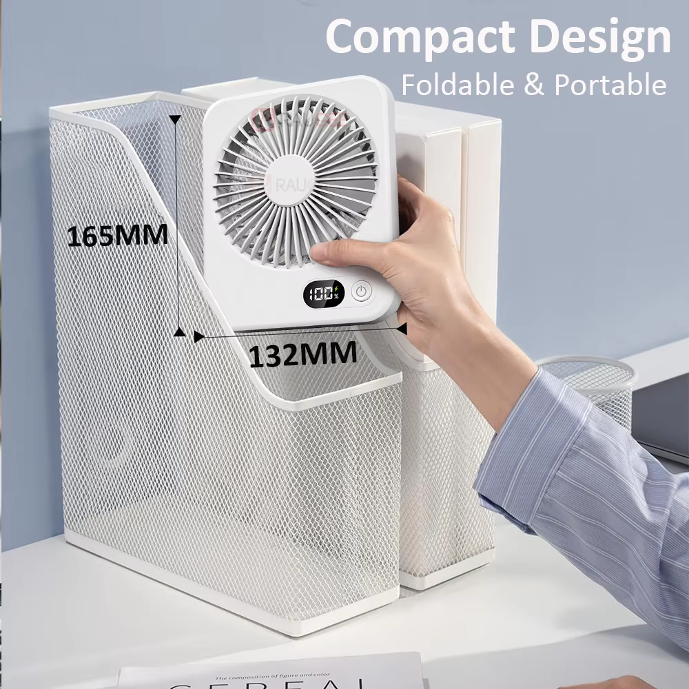 Mini Portable Desk Fan Hanging Wall-Mounted Fan US... – Vicedeal