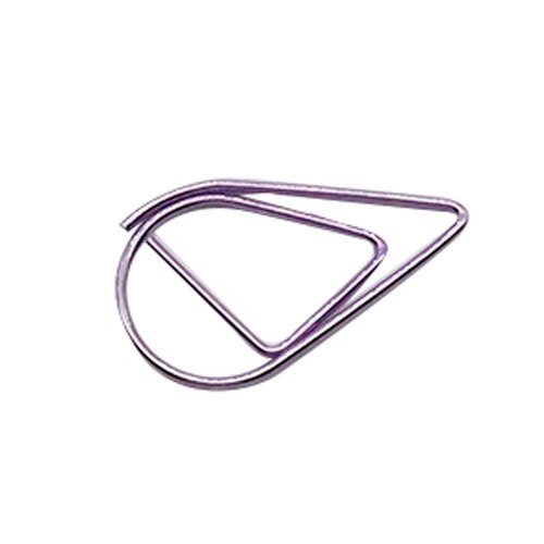 6 colors Mini Raindrop shape Metal Simple Bookmark... – Grandado