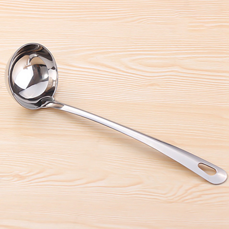 1Pcs Rvs Lange Steel Pollepel Lepel Dikker Grote S... – Grandado