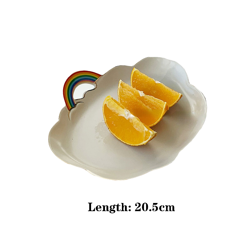 LadyCC Korean Rainbow Ceramic Cloud Breakfast Bowl... – Vicedeal