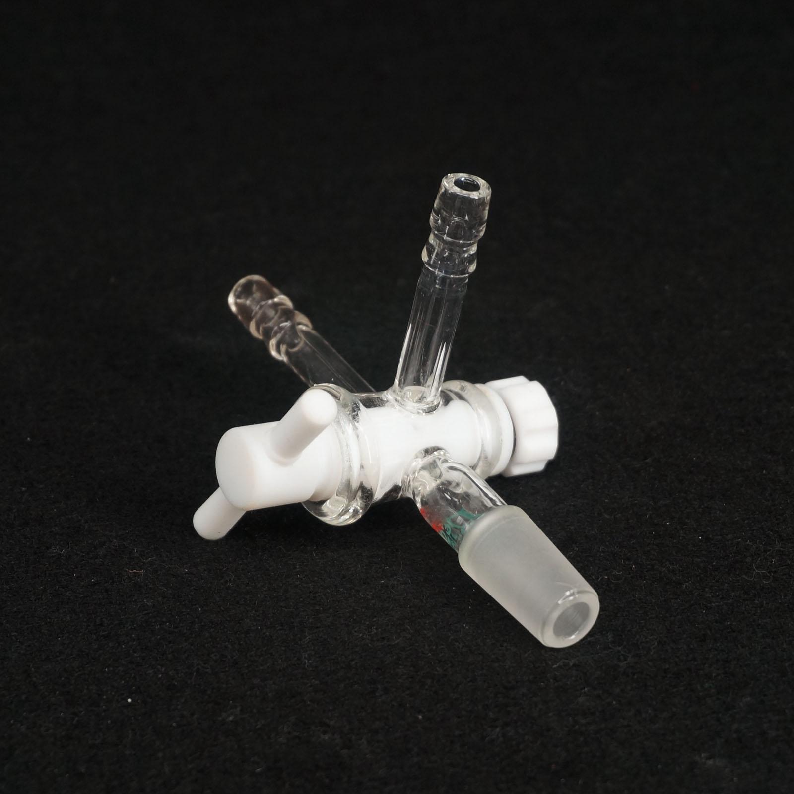 14/23 Joint T Type Glass Adapter Three-Way PTFE St... – Grandado