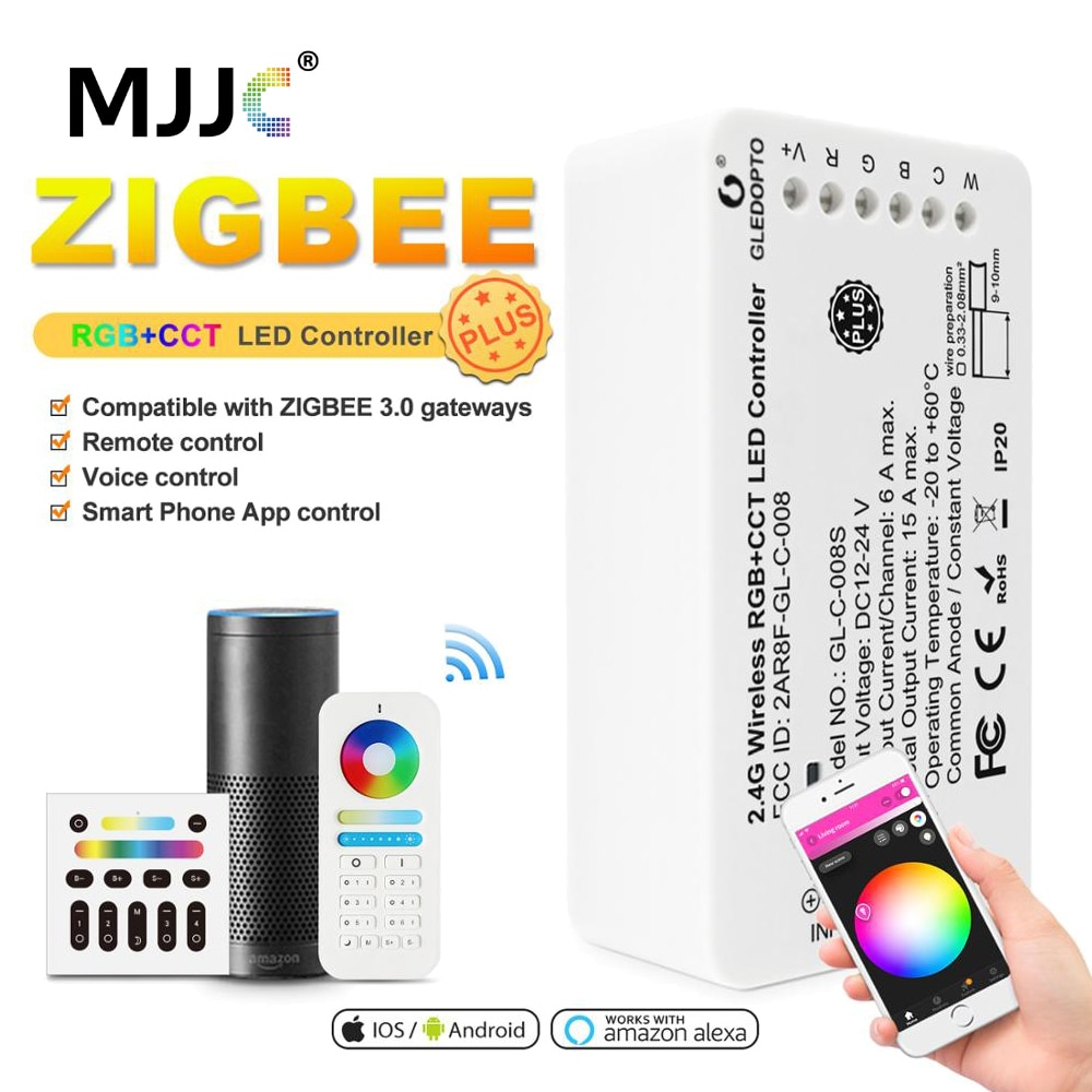 Zigbee Smart RGBCCT LED Controller Plus Work with ... – Vicedeal