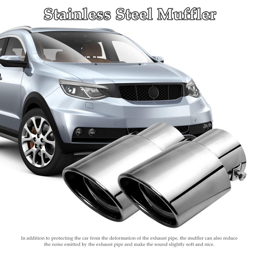 Car Muffler Stainless Steel Two-layer Exhaust Muff... – Grandado