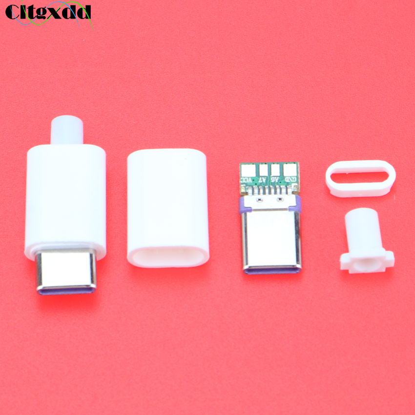 CLTGXDD 1PCS 5A DIY USB Type-C Male Plug Welding T... – Grandado