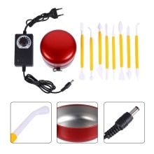 1 Set Mini Electric Pottery Wheel Adjustable Machi... – Vicedeal