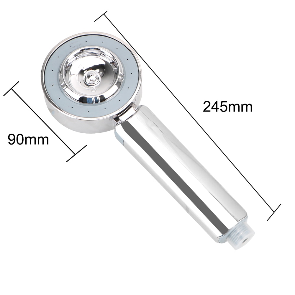 Round Booster Bath Shower Handheld High Pressure D... – Vicedeal