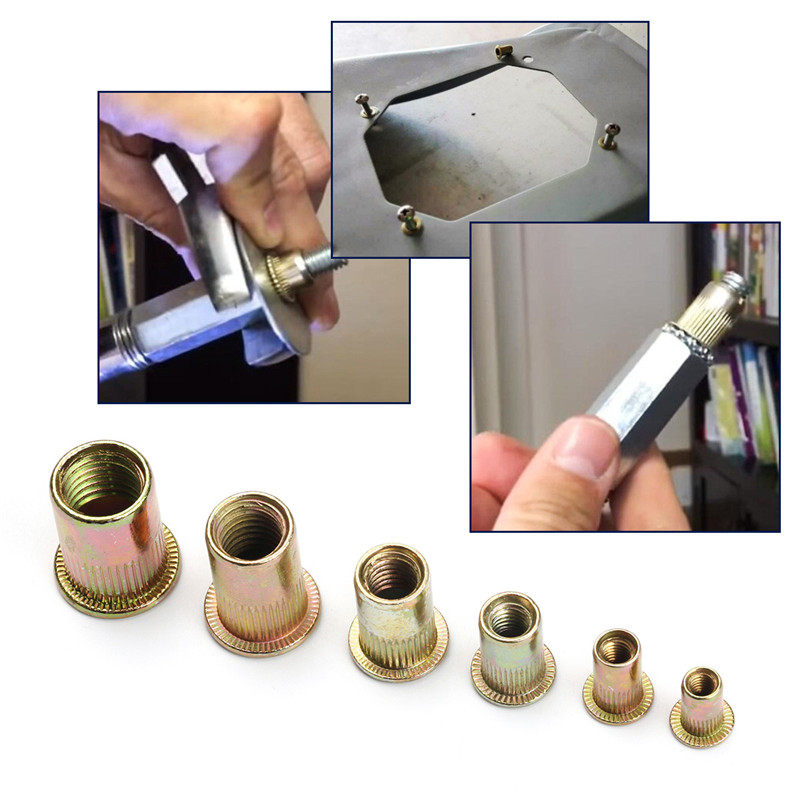 210/165/100 stk boks naglemuttere karbonstål m4 m... – Grandado