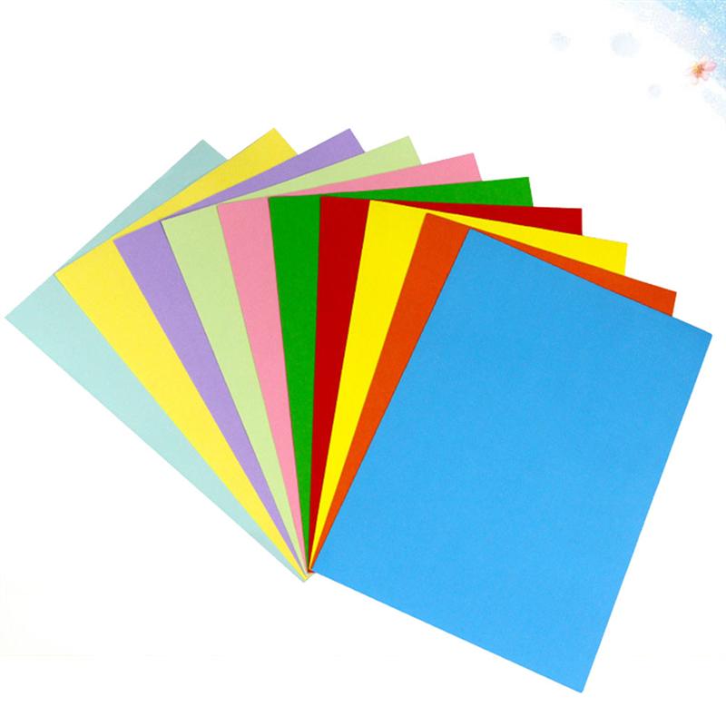 50 Sheets A4 Colorful Folding Paper DIY Handcraft ... – Grandado