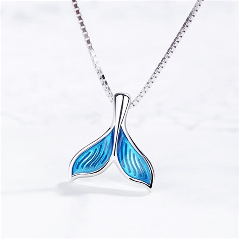Sole Memory Cute Blue Dripping Glaze Mermaid Fisht... – Grandado
