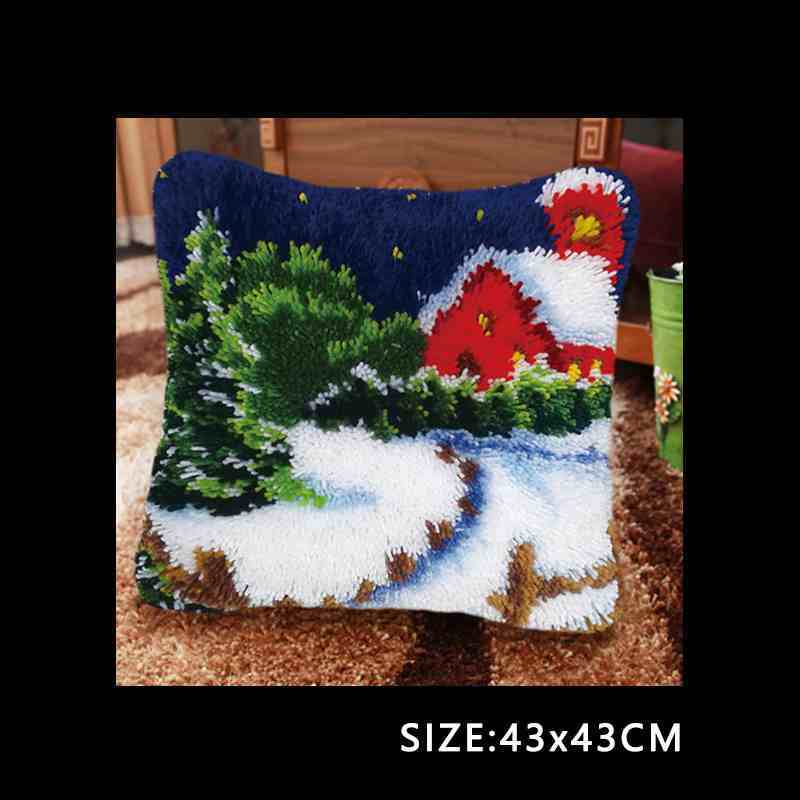 Landschap Borduren Kussens Klink Haak Kussen Tapij... – Grandado