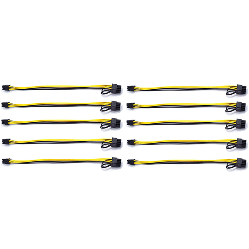 Adaptador de 6 pines macho a 8(6 + 2) pines macho ... – Grandado