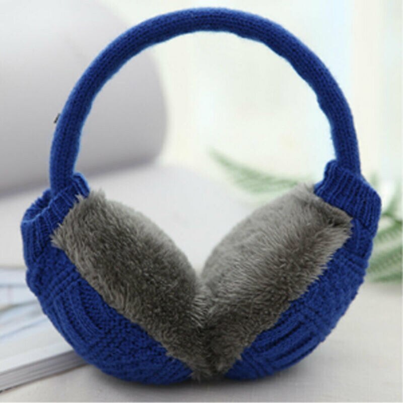 Ear Muffs Winter Ear warmers Knitted Fleece Earwar... – Grandado