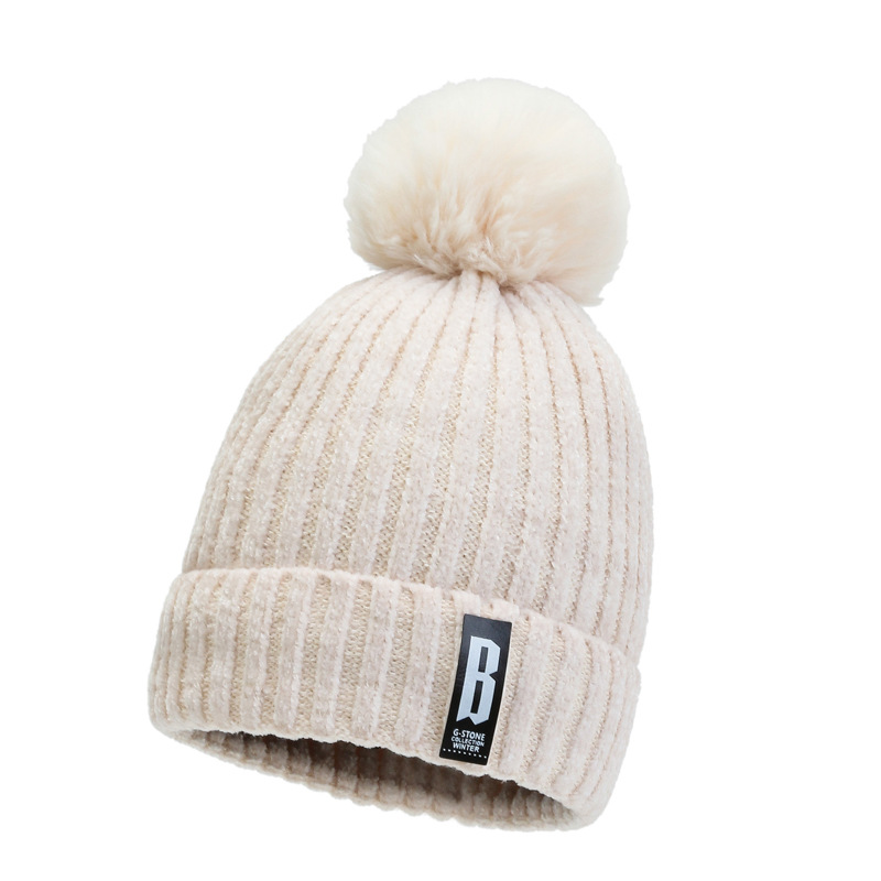 Winter Hoeden Voor Vrouw Dikker Mutsen Chenille Ba... – Vicedeal