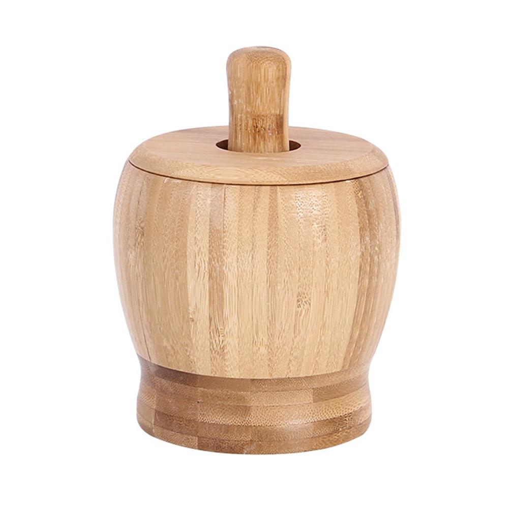 Multifunctionele Knoflookpers Hout Vijzel En Stamp... – Vicedeal