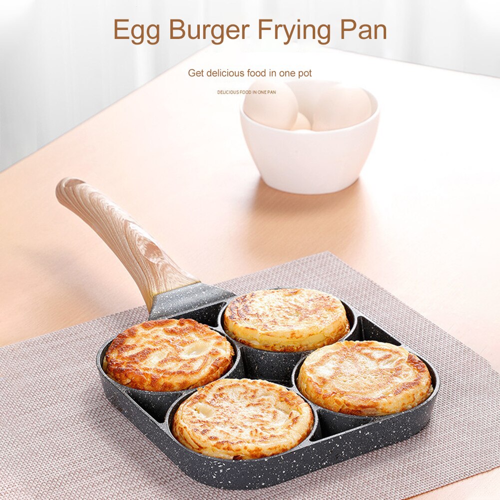 1pc Four-hole Frying Pot Pan Thickened Omelet Pan ... – Grandado