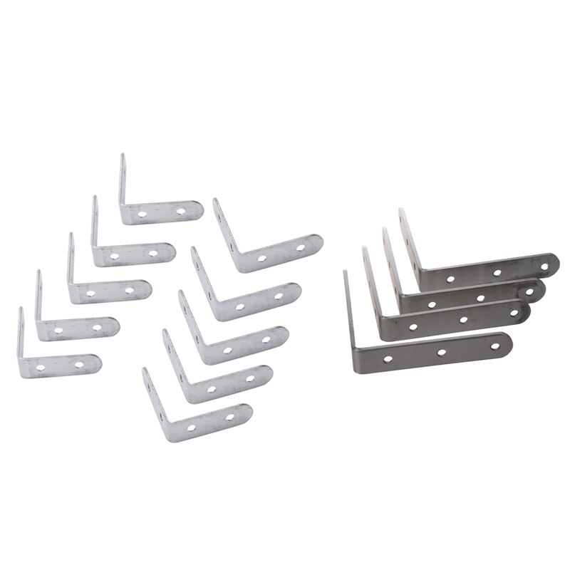 JFBL 4 X Stainless Steel Shelf Support Corner Brac... – Vicedeal