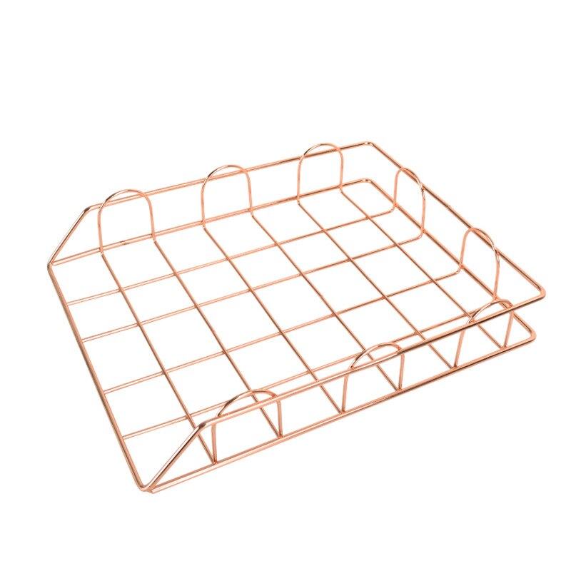 Nordic Desktop Layered Magazine File Rack Metal Wr... – Vicedeal