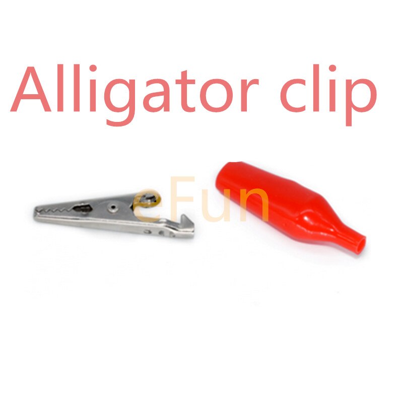 28MM 35MM 45MM Metal Alligator Clip Black Red Plas... – Grandado