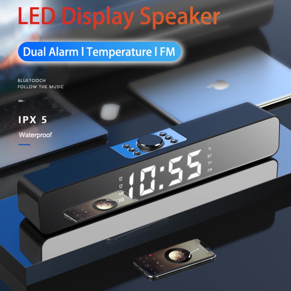 Altavoz LED inalámbrico con Bluetooth para TV, bar... – Grandado