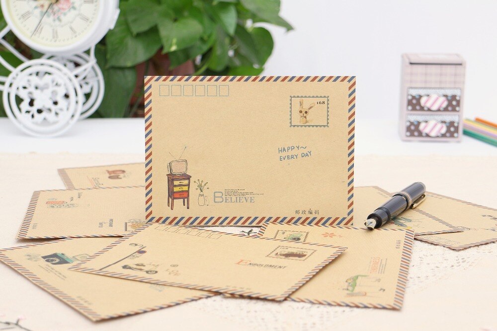 8 pcs/lot 17.5*12.5cm Large Postcard Envelopes for... – Grandado