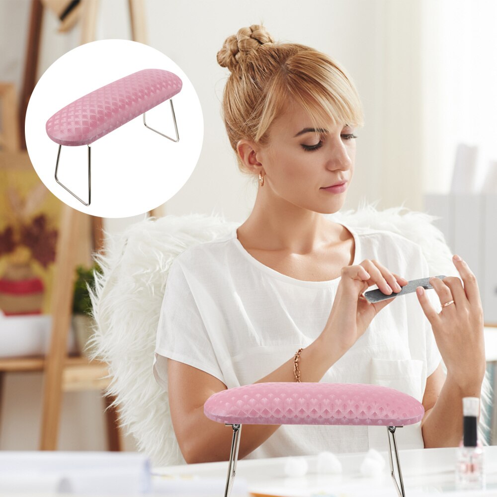 Lederen Manicure Hand Arm Rest Pillow Nail Hand Ku... – Grandado