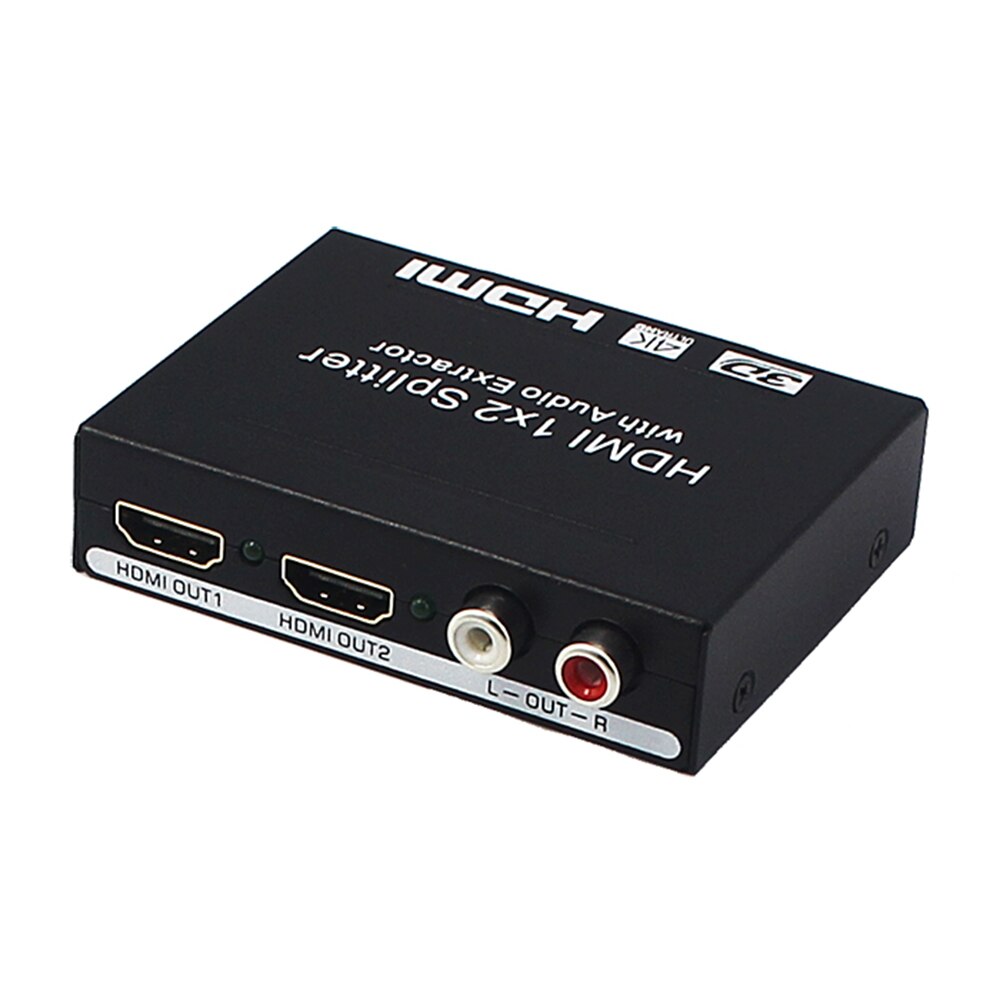 HDMI One Part Two Audio Splitter 1 In 2 Out 1 Part... – Vicedeal