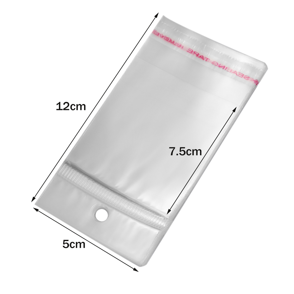 100pcs Clear Self Seal Plastic Bag Pouch Sachet Fo... – Grandado