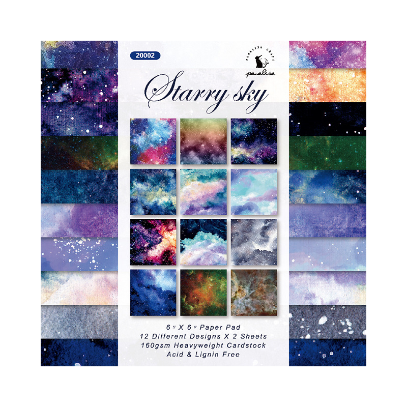 24pcs Galaxy Scrapbook Paper Constellation Handmad... – Grandado