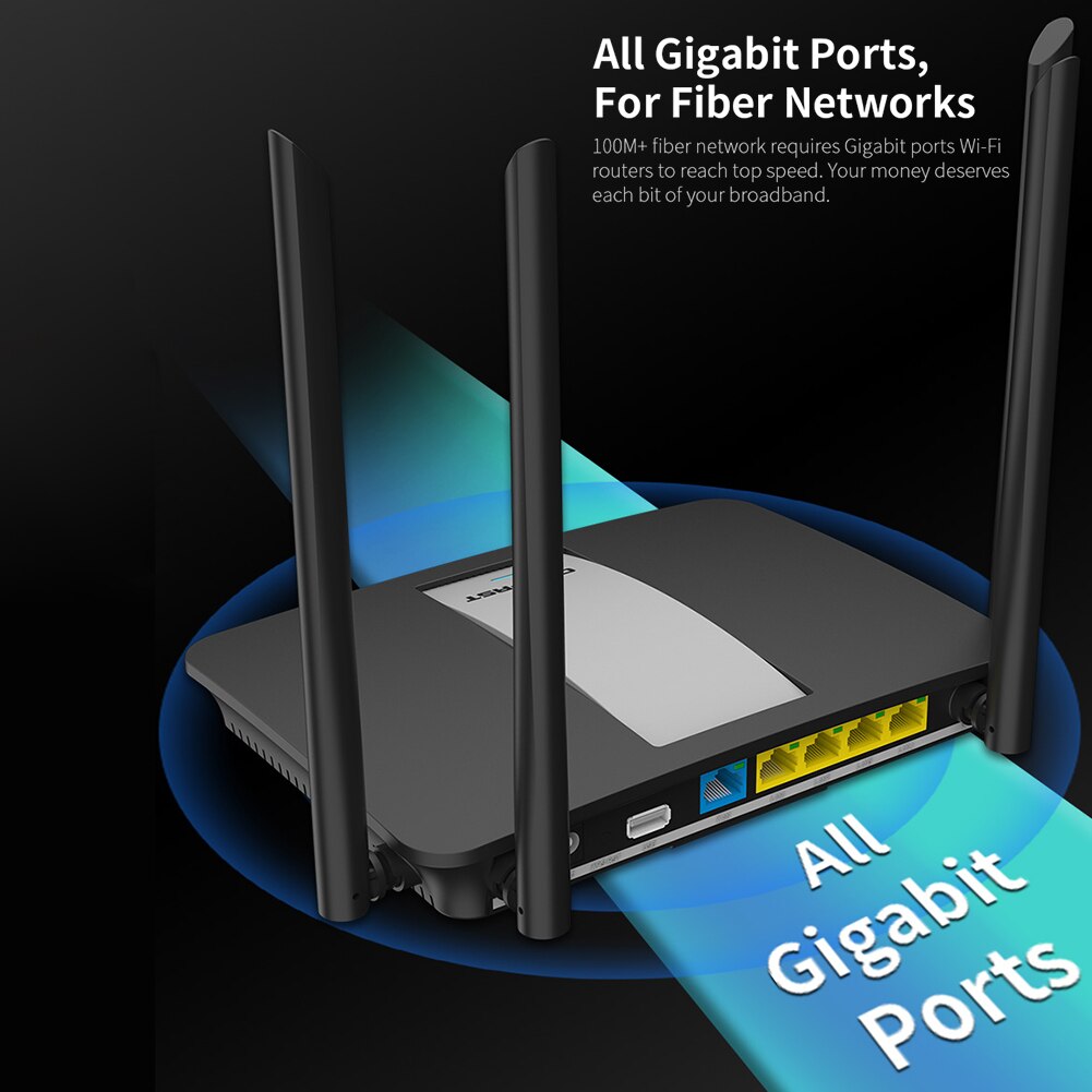 COMFAST CF-WR618AC V2 Dual Band 2.4G+5G WiFi Route... – Vicedeal